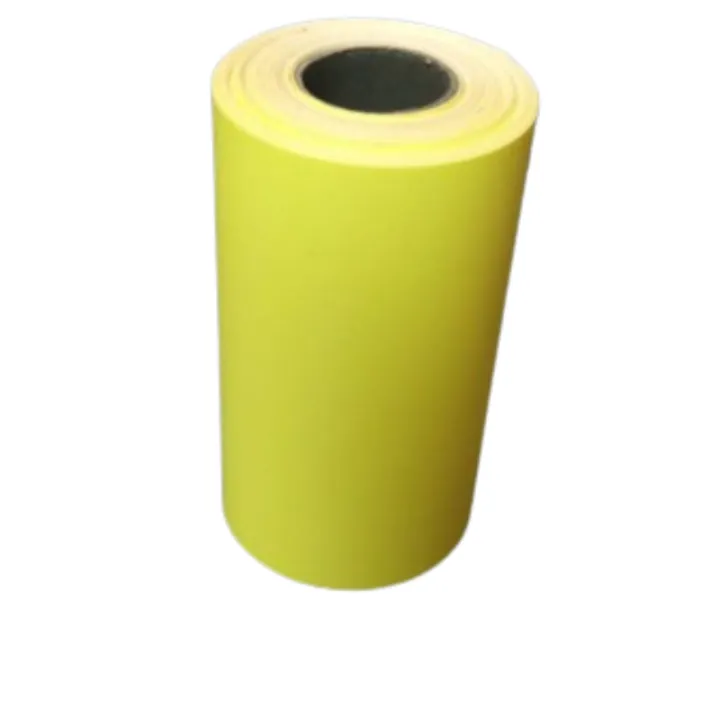 5 Rolls 57mm x 30mm Yellow Color Thermal Sticker Roll For Mini Printer ...
