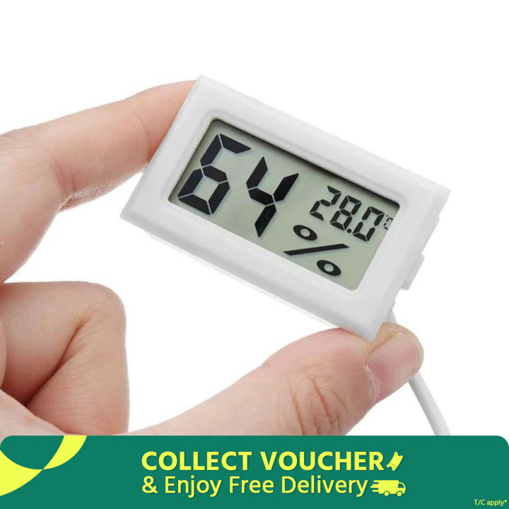 Mini Digital Temperature & Humidity Meter Hygrometer | Daraz.com.bd