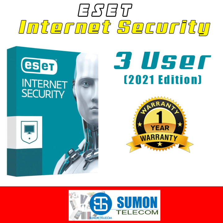 ESET Internet Security 3 User (2021 Edition) | Daraz.com.bd