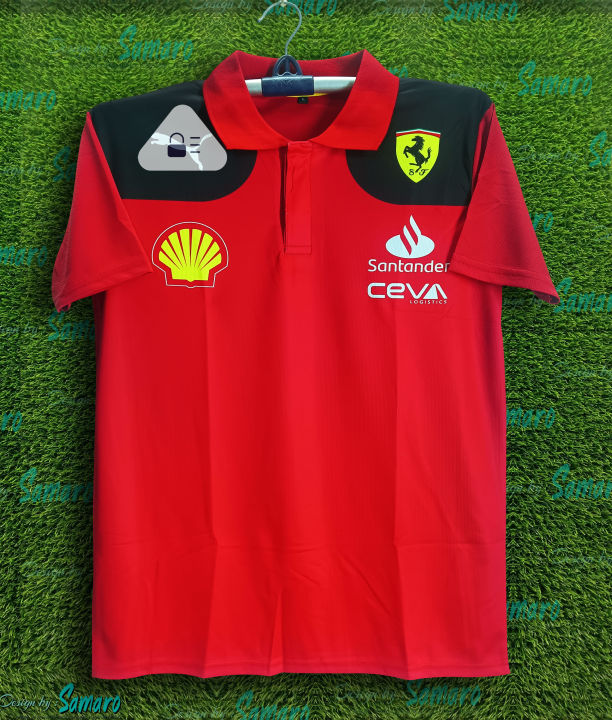 Ferrari 2024 Team Polo T Shirt For Man - Ferrari Polo Jersey For Man ...