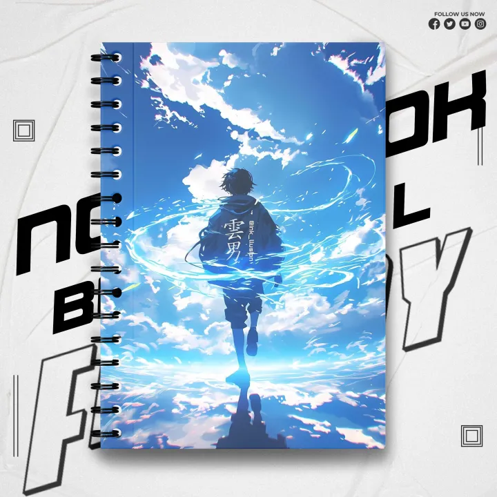 Notebook Aesthetic A Boy Blue Theme Ai Edition Artiqulate Journal ...