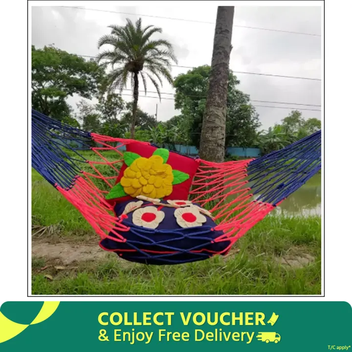 Hand Made Dulna Adult Rope Bed Hanging Dulna Use For All People Large ...