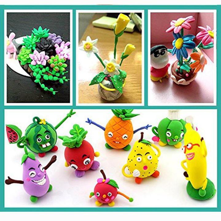 12pcs-1pac DIY soft Super clay/sand craft ideas for your baby/kids ...