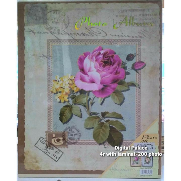 4R Photo Album 4×6 Inch ( With Laminate ) Holds 200 Photos | Daraz.com.bd