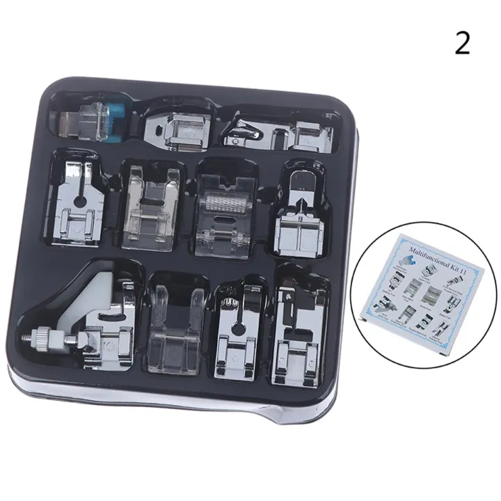【Versatile】 11pcs/set Sewing Machine Accessories Presser Foot Spare Kit ...