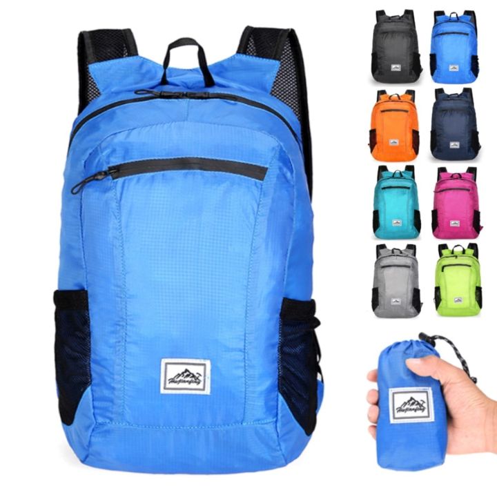 15L 20L Unisex Lightweight Outdoor Backpack Waterproof Folding Backpack ...