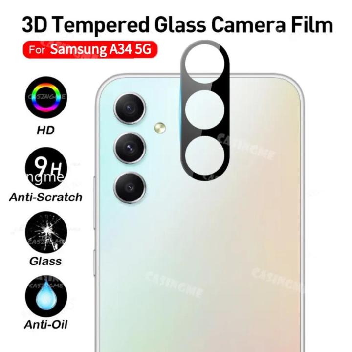 Samsung Galaxy A34 Lens Shield Latest Generation Curvy Border Glass ...