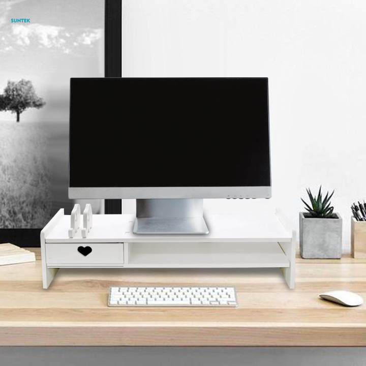 Computer Heightened Monitor Stand Storage Desk Riser | Daraz.com.bd