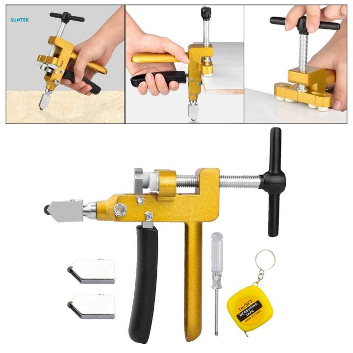 Glass Cutting Tool, Manual Tile Cutter, 3 in 1, Durable Glass Breaking ...