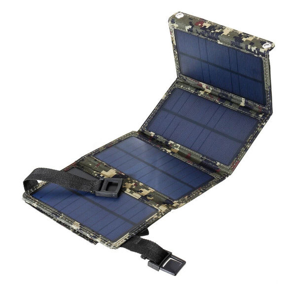 Portable Solar Panel Charger – Multi-Device Power Bank for Outdoors and ...