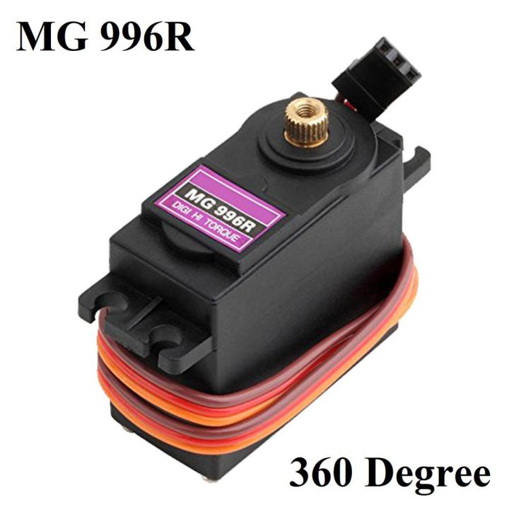 MG996R MG996 MG-996 360 Degree Servo Motor Large Torque DC 4.8V 7.2V Metal Gear Servo Motor 360 ...