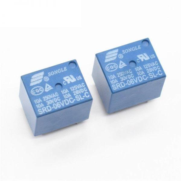 Mini 5V DC Power Relay SRD-5VDC-SL-C 5 Pin | Daraz.com.bd