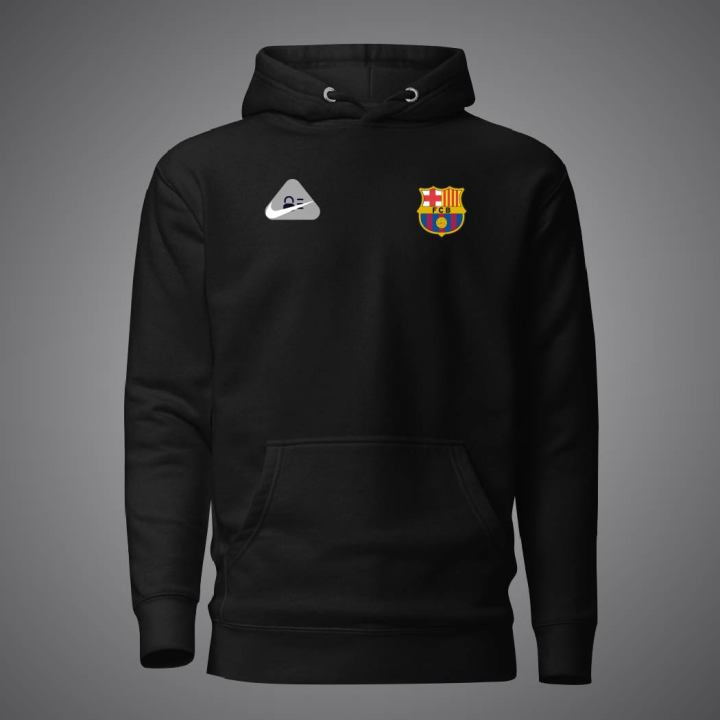 Barcelona Football Hudi For Men - Premium Hoodies For Men - Barcelona ...