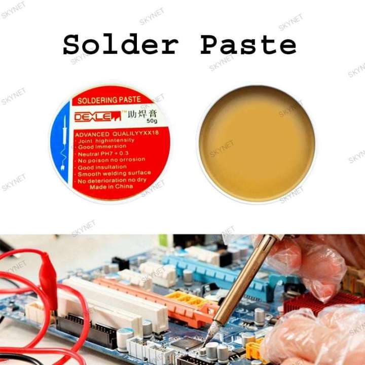 50gm Solder Paste 40-50gm Advance Quality Tin Leads Solder Paste Rosin ...