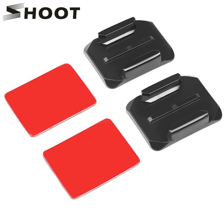 SHOOT Curved Sur Base and Adhesive Stickers Mount for GoPro Hero 8 5 7 ...