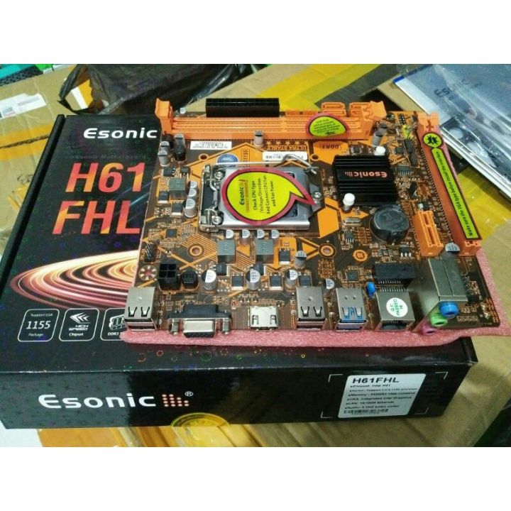 Esonic H61, M.2 Support 2ND/ 3rd Gen, Motherboard INTECT | Daraz.com.bd