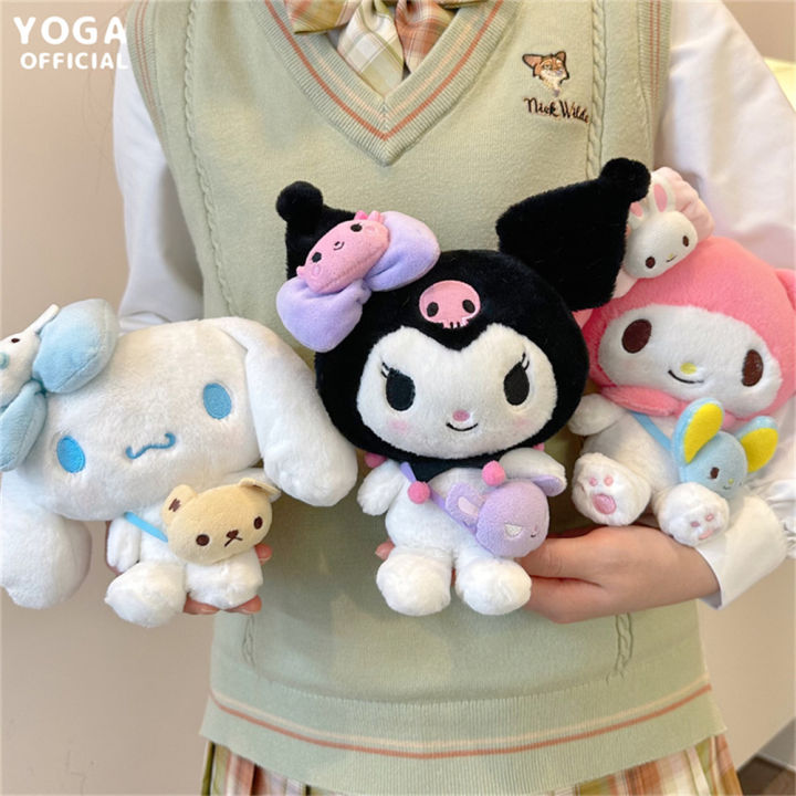 GC Cute Cartoon Plush Doll Toy Kuromi Cinnamoroll Plush Pendant For ...