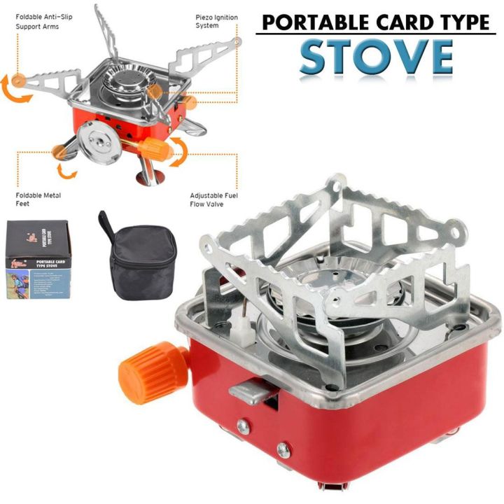 Portable Card Type Campaign Butane Gas Stove Burner | Daraz.com.bd