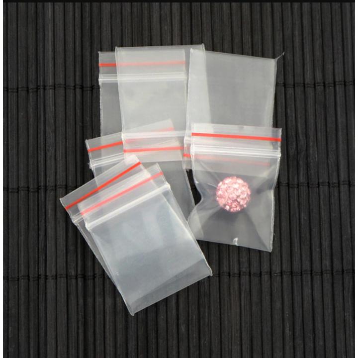 Zipper Poly Bag (1 -5" X 2") - 200 Pcs - Stay Organized Durable Zipper ...