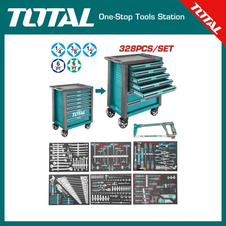 TOTAL THPTCS73281 328 Pcs Tool Chest Set | Daraz.com.bd