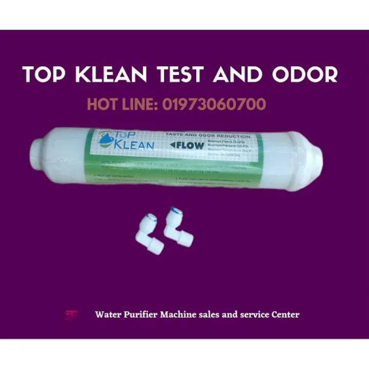 Top Klean Test & Odor Reduction Cartridge for Any Water Purifier ...