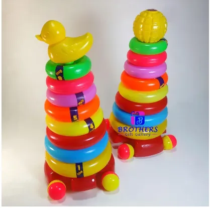 Stack, Play, and Learn with the 1-Piece Coloring Ring Stacking Pyramid ...
