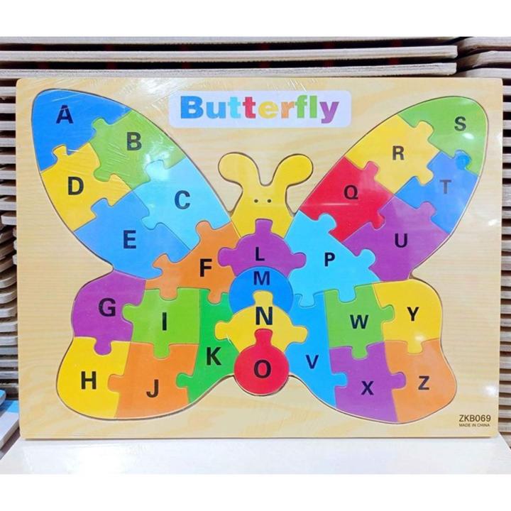Wooden Education Buttarflay Puzzle for Kids - Multicolor | Daraz.com.bd