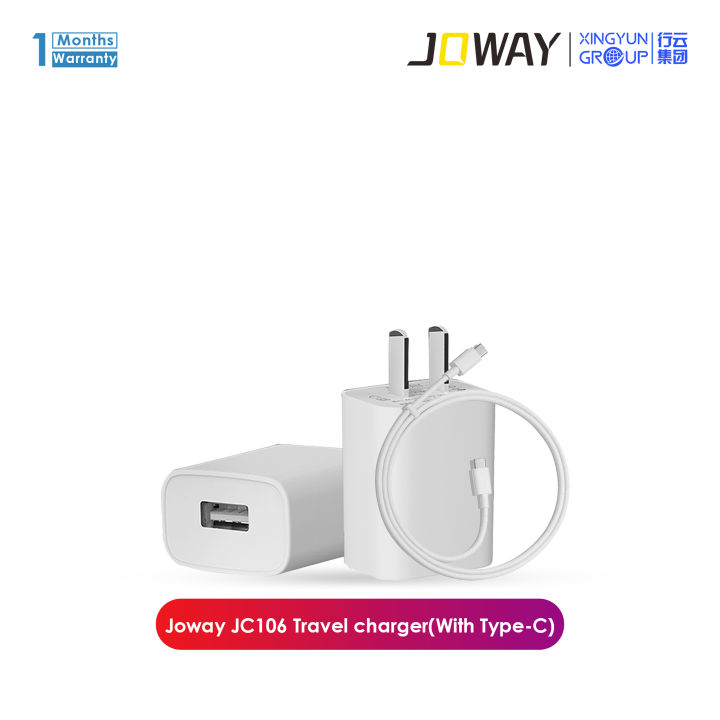 Joway JC106 Travel charger with Type-C cable | Daraz.com.bd