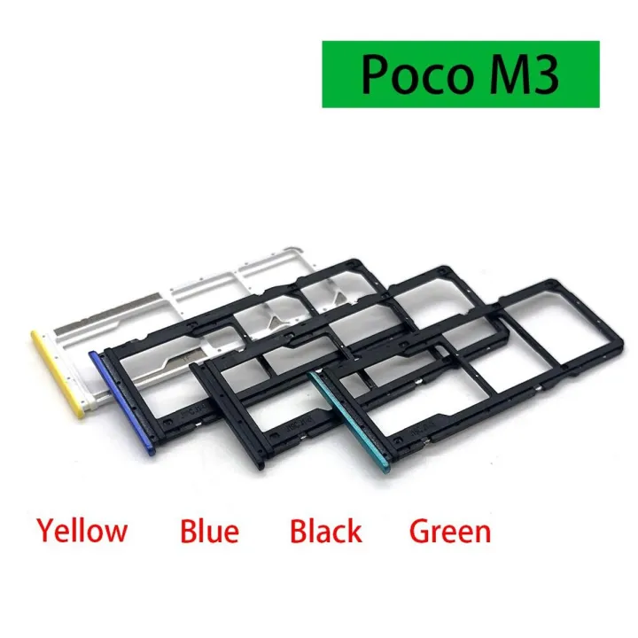 Xiaomi poco M3 Origenal Sim Tray Sim Door Dual Slot | Daraz.com.bd