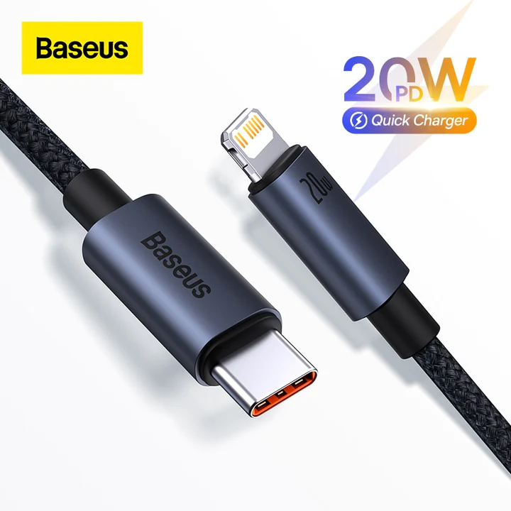 Baseus USB C Cable for iP 11 12 13 14 20W PD Fast Charge USB C to ...