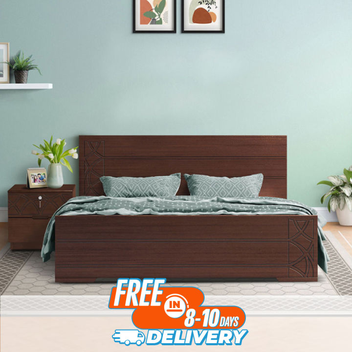 Andormahal Clasic Bed Double size made of MDF board | Daraz.com.bd