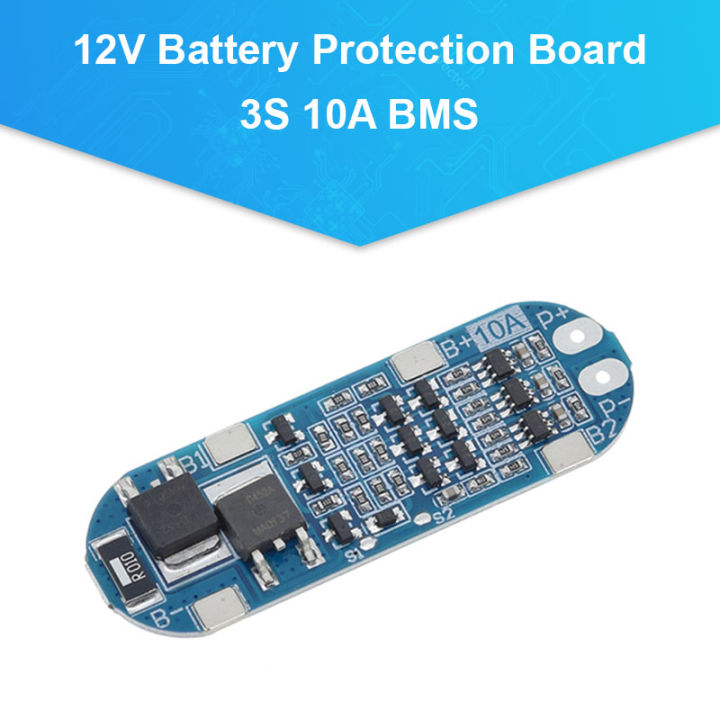 3s BMS Circuit 12V 10A Lithium-Ion 18650 Battery Charger PCB BMS Protection Board | Daraz.com.bd