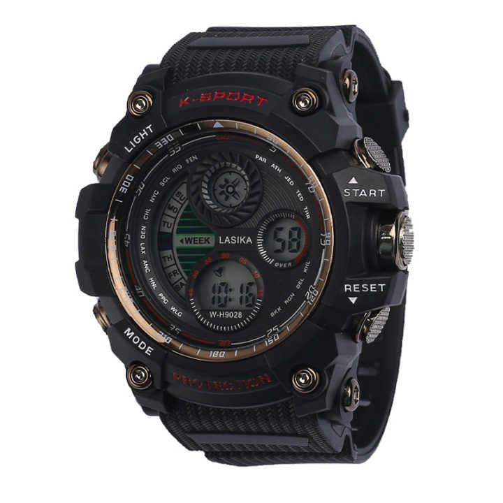 LASIKA W-H9028 Water Resistance/ Waterproof Silicon Digital Watch ...