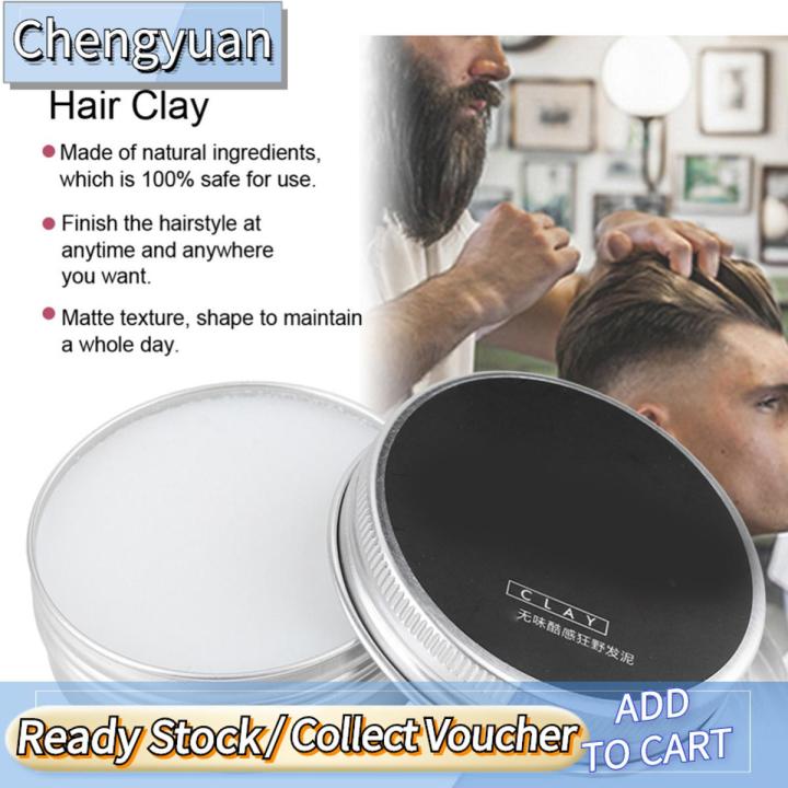 50g Hair Pomade Fashion Matte Finished Hair Styling Clay Daily Use Mens ...