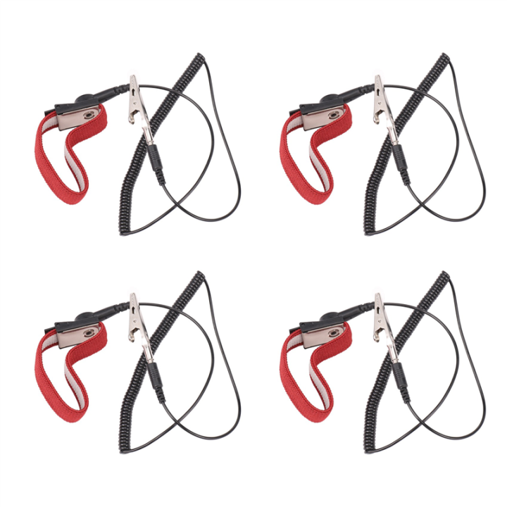 4X New Anti-Static ESD Adjustable Strap Antistatic Grounding Bracelet ...