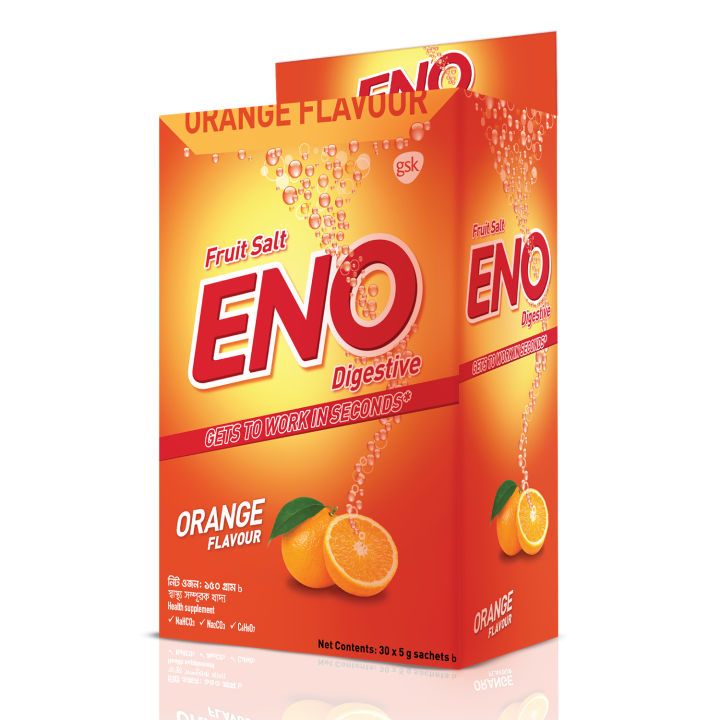 ENO Orange Flavour 150gm (30 Pcs Box) | Daraz.com.bd
