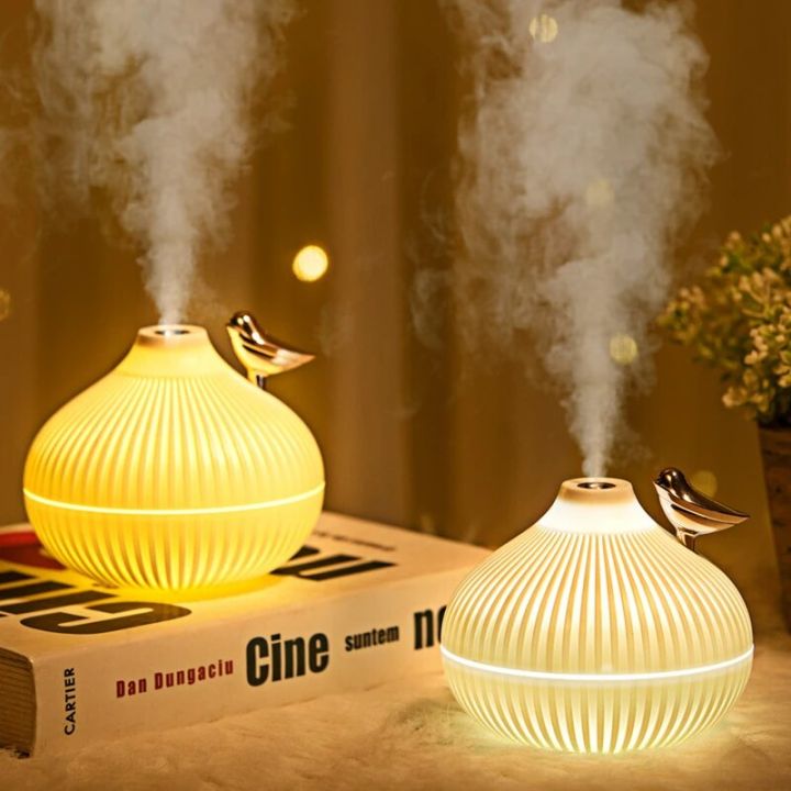 300ml USB Air Humidifier Mini Water Aroma Diffuser with Warm LED Night ...