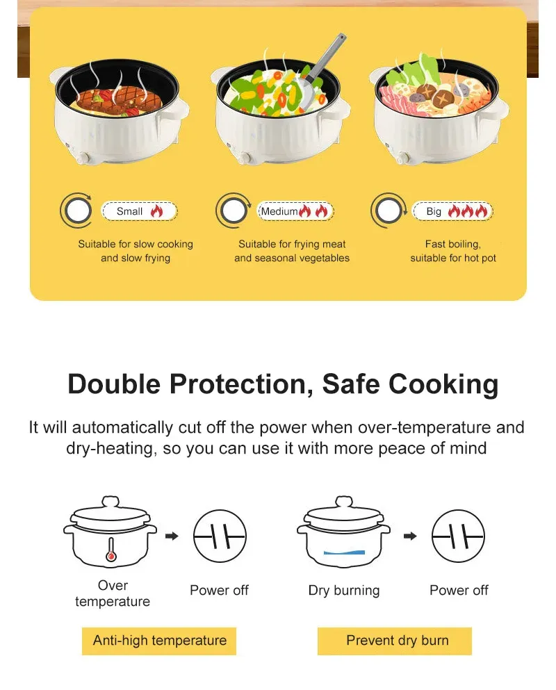 Prestige Electric Multicooker Multifunctional Rice Cooker Frying Pan ...