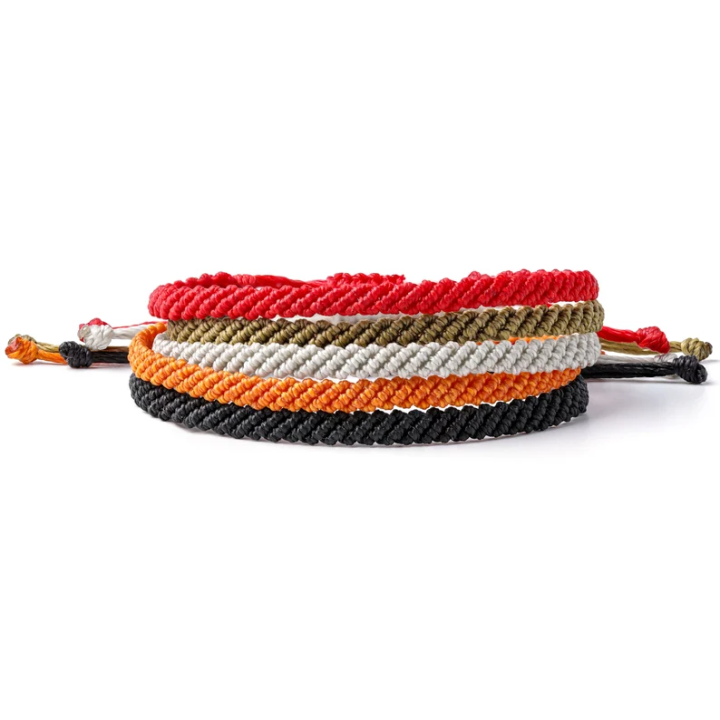 Zooying Handmade Surf Waxed Thread Bracelet rope weave man bracelet ...