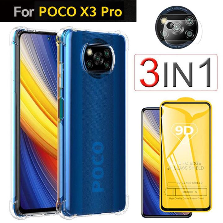 For Xiaomi Poco X3 Pro 3-in-1 Combo Pack (Full Screen Protector ...