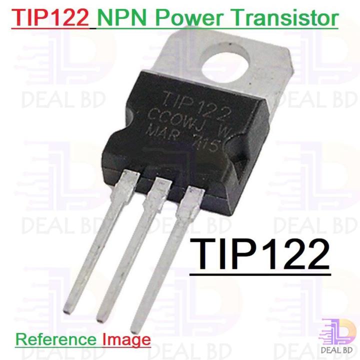 A. C-lass TIP122 TIP-122 TIP 122 NPN Transistor 100V 5A 65W Darlington ...