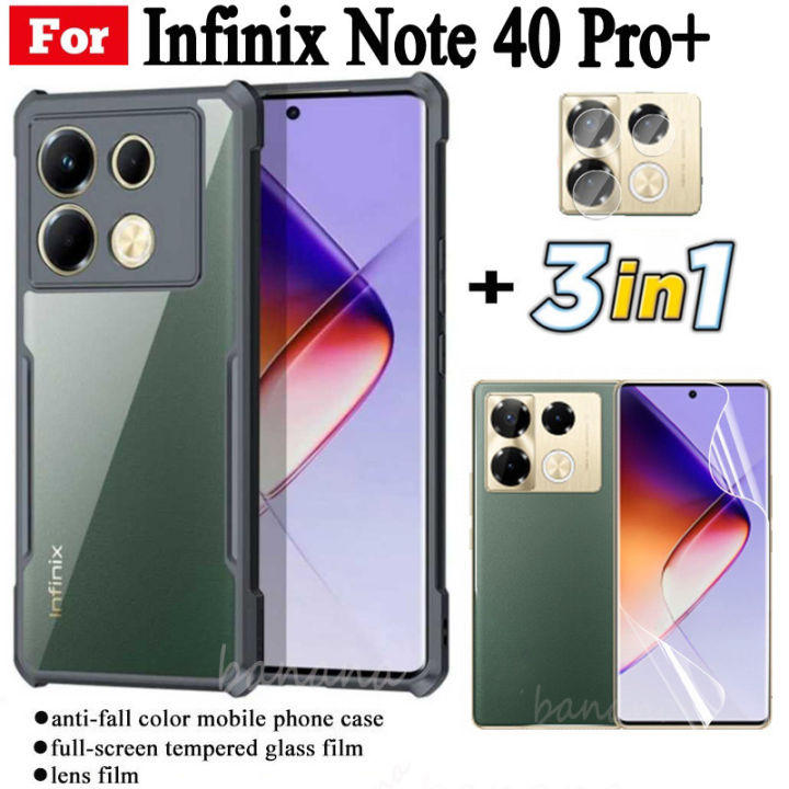 3 in 1 infinix Note 40 Pro+ Anti-fall Mobile Phone Case for infinix Note 40Pro 4G 5G Note 30 GT ...