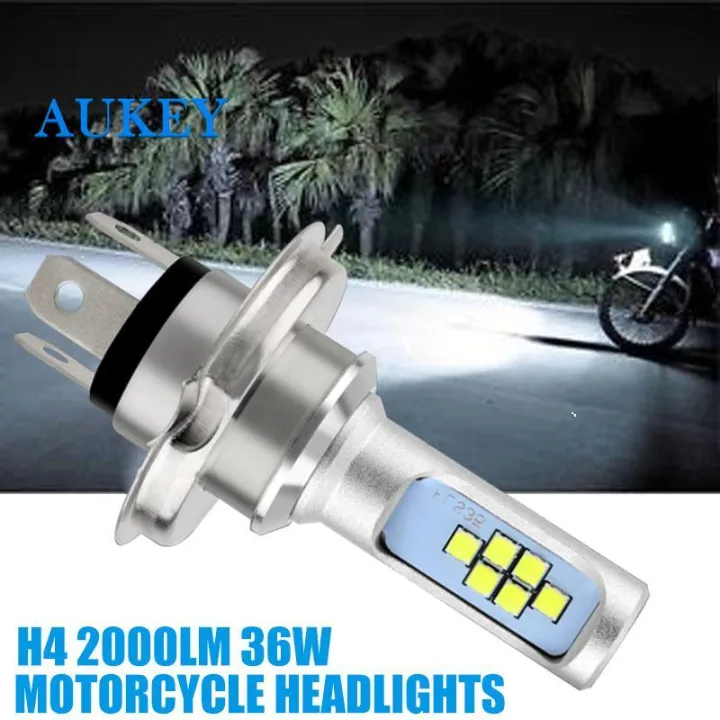【Seasonal Sale】 Lamp LED Light Universal LED H4 HS1 6000K ATV High Low ...