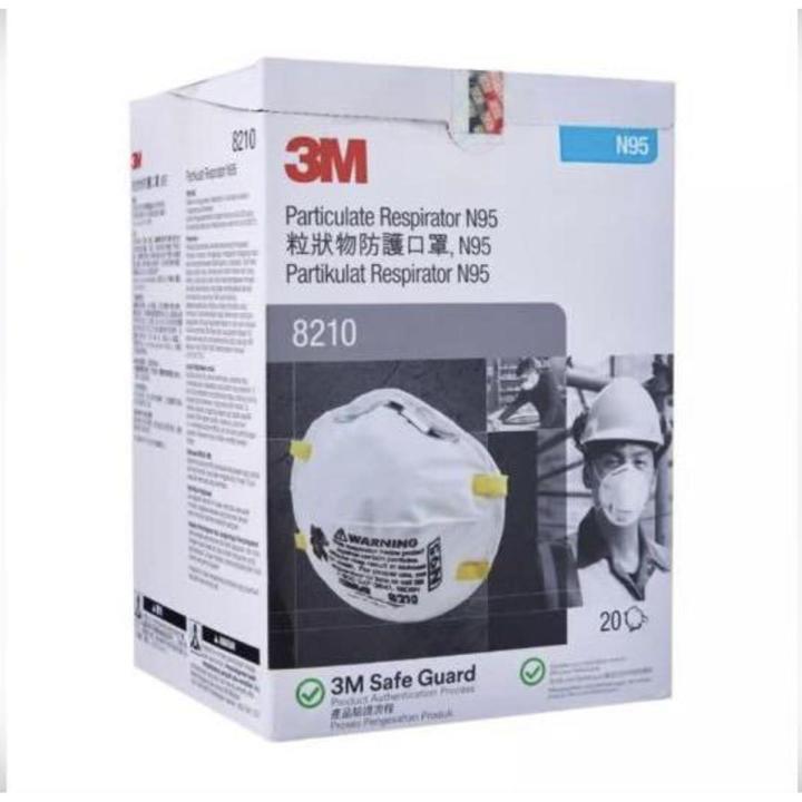 3M N95 Mask 8210 Particulate Respirator Face Masks And Filters | Daraz ...