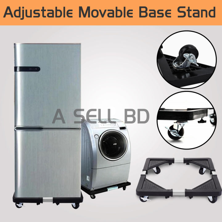 Universal Adjustable Movable Base Stand for Washing Machine ...