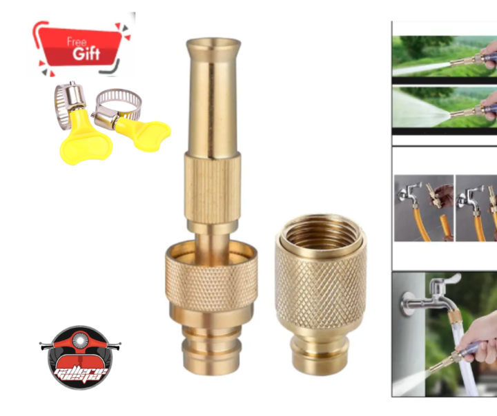 High Pressure Water Gun 3/8 or Half inch size Household Copper color ...