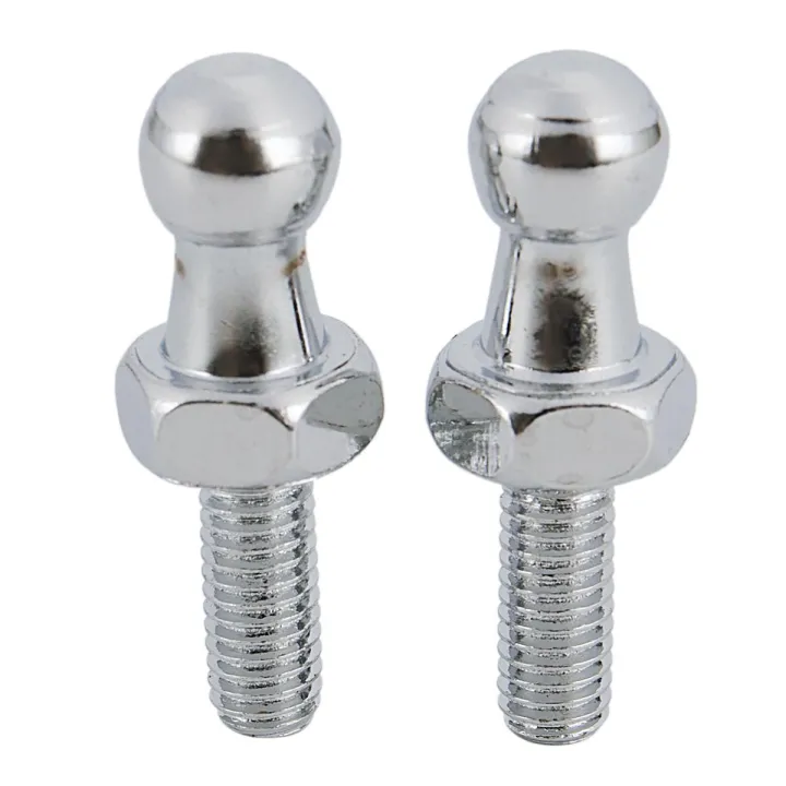 2x 10mm BALL STUD BOLT M6 for Gas Strut Struts Ball Ended Bolt Bonnet ...