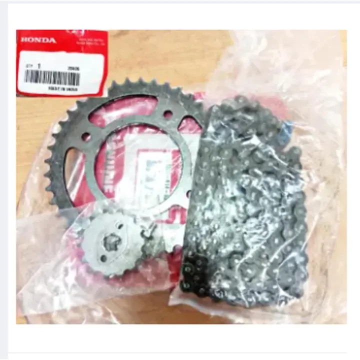 HONDA Chain Sprocket Set For HONDA LIVO DISC/DRUM-DREAM NEO-DREAM 110 ...