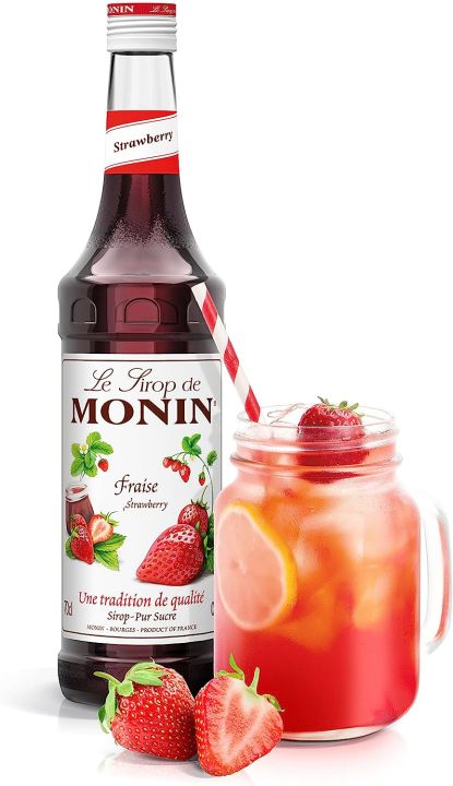 MONIN Premium Strawberry Syrup 700 ml | Daraz.com.bd