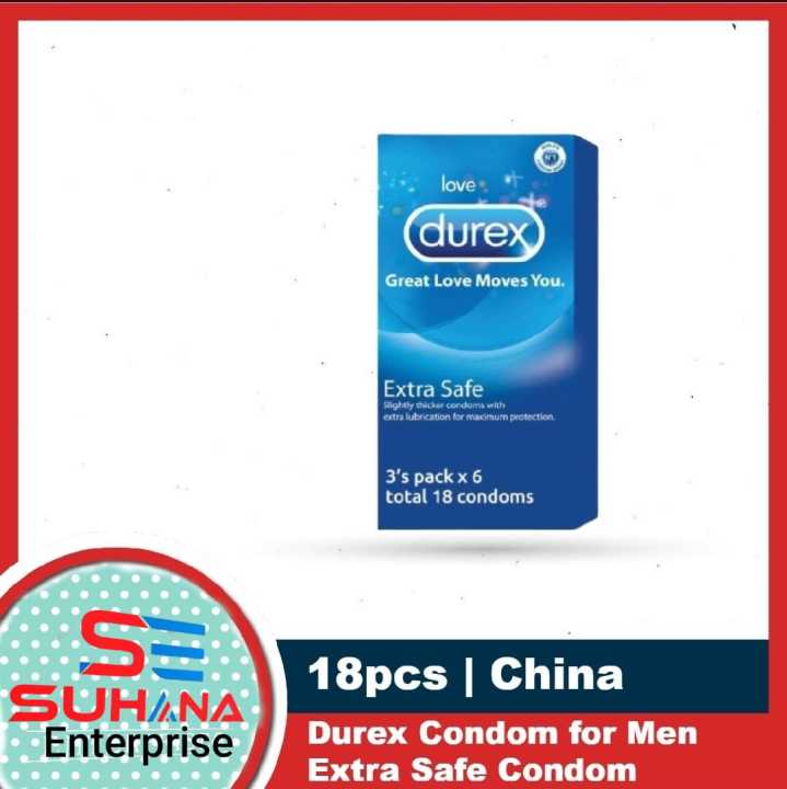 Durex Extra Safe Condom Full Box - 18pcs Condoms | Daraz.com.bd